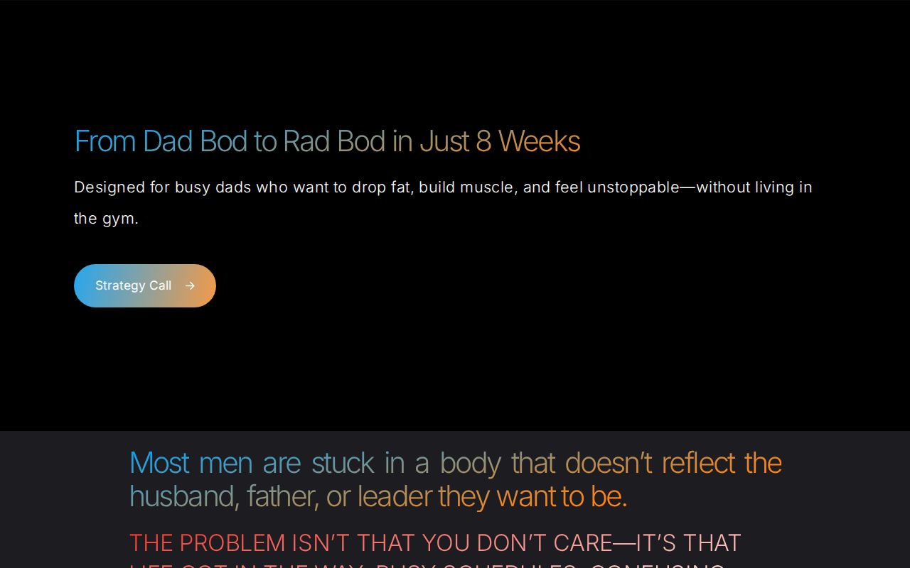 Dad-Bod to Rad-Bod
